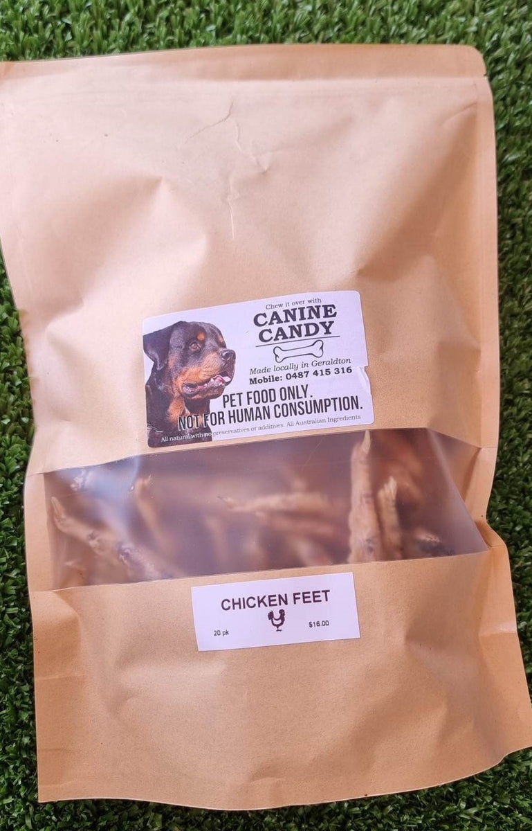 Chicken Feet – Chew it over with canine candy